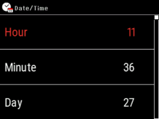 Sapiens - How do you set the date and time?