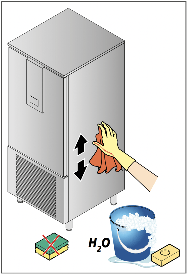 Zoom - How to clean the blast chiller?