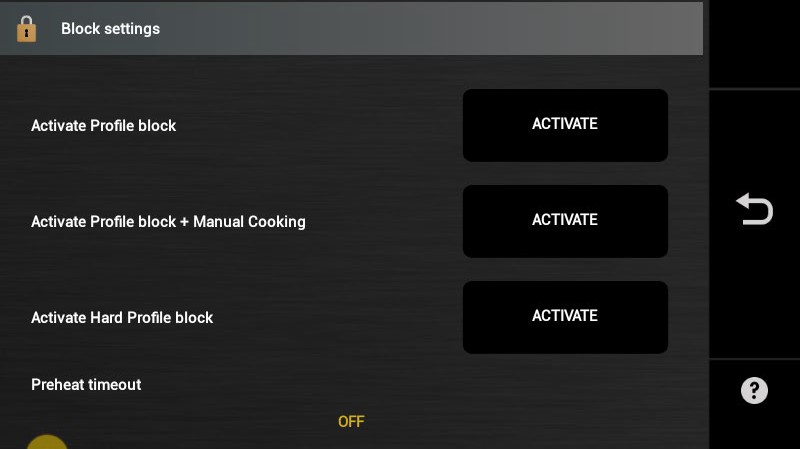 Oracle - How do you set the profile block?