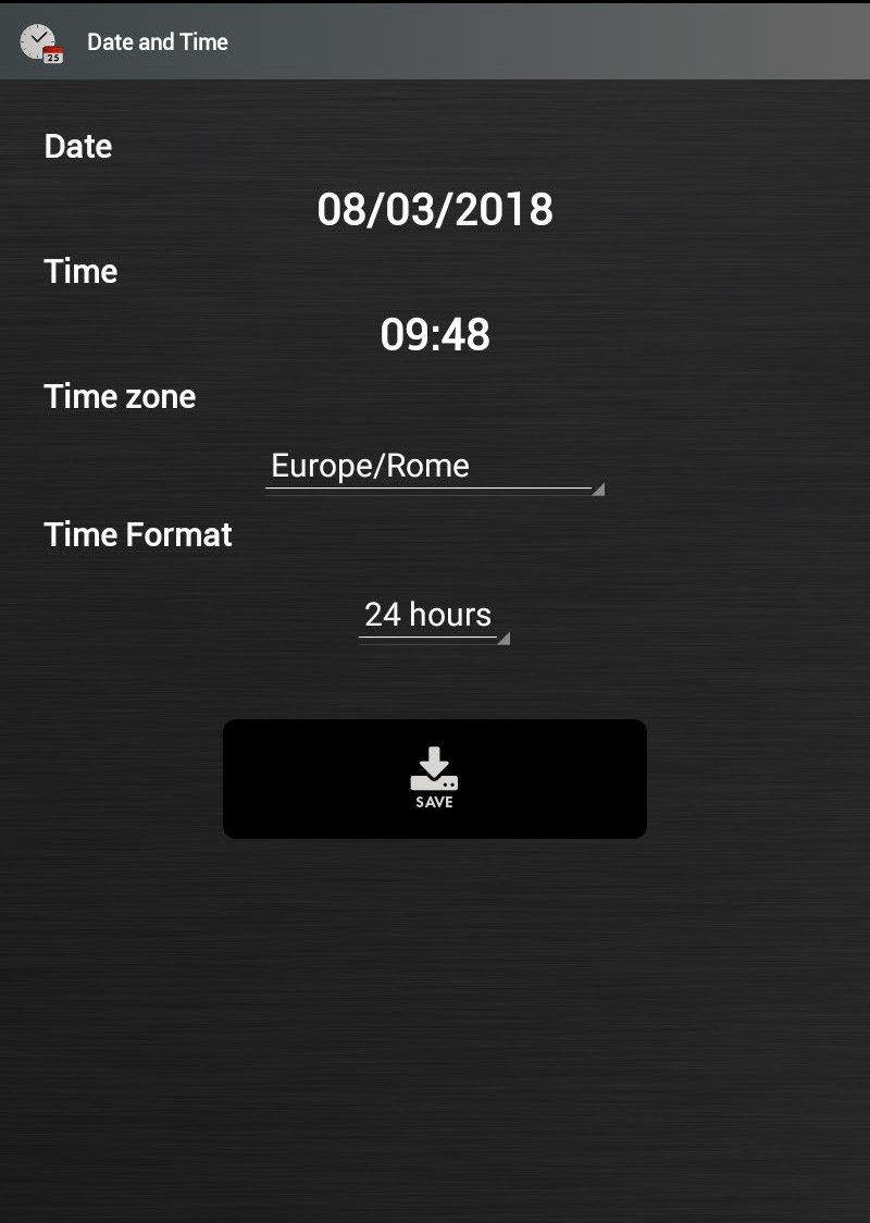 Puff - ¿Cómo configurar la fecha y la hora?